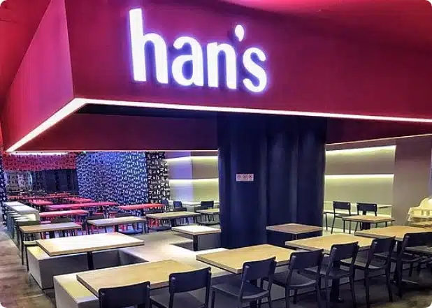 Han's Cafe | Simplified Technology - Digital Signage Menu